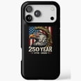 250 Years Eagle USA Patriotic American Flag Phone Case for iPhone 17 11 ...