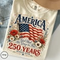 250 Years Flag & Poppies Shirt Patriotic Floral T Shirt God Shed His ...
