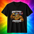 250 Years Freedom Ape USA 1776-2026 T-Shirt, for men & women, S-5XL ...