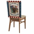 250 Years of Freedom Chair Back Covers Set of 8 Patriotic Bald Eagle ...