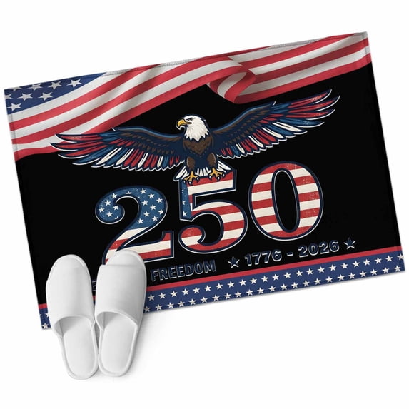 250 Years of Freedom Eagle Washable Small Entryway Area Rugs 2'x3 ...