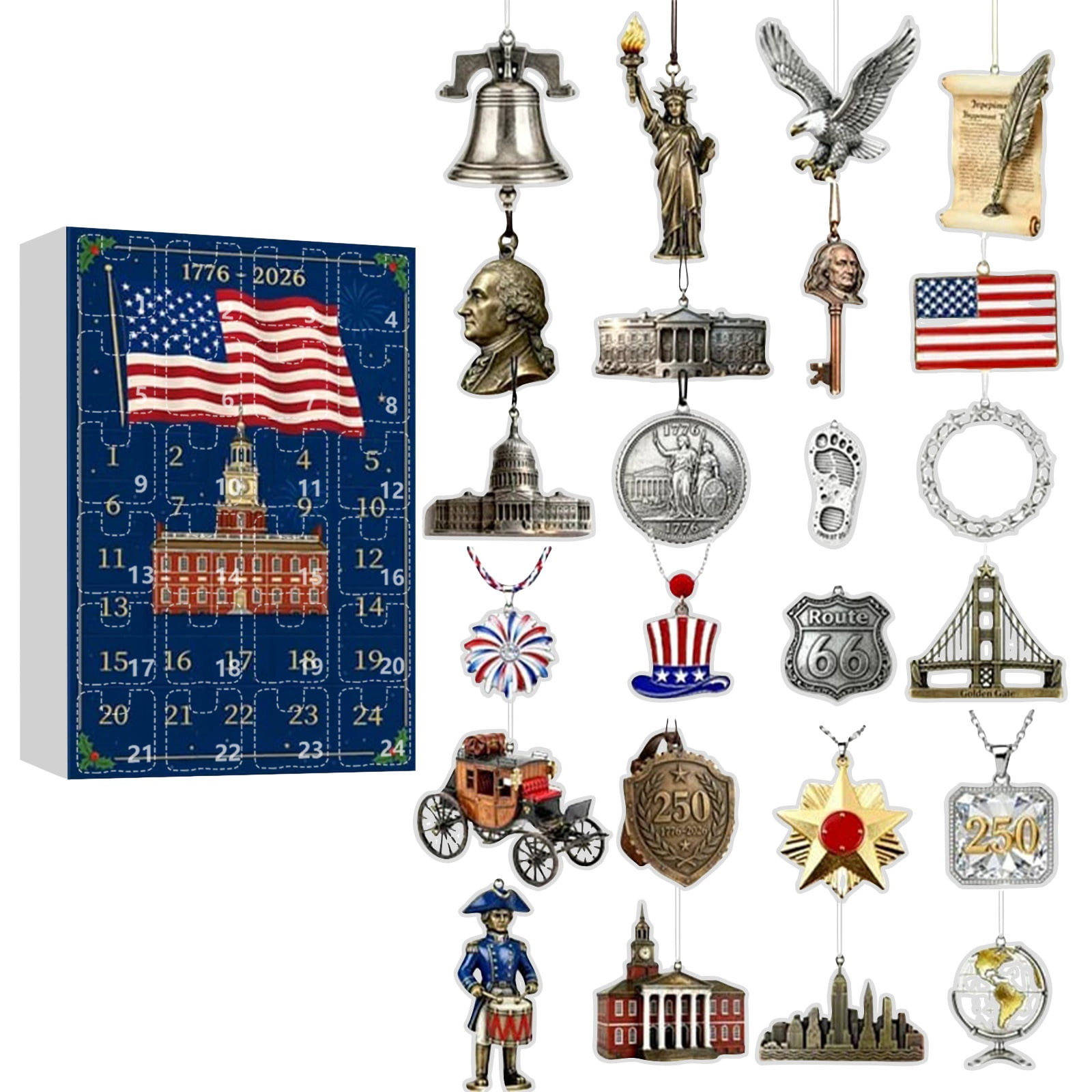 250 Years of Freedom Patriotic Advent Calendar 2025 – 24 Days 2D ...
