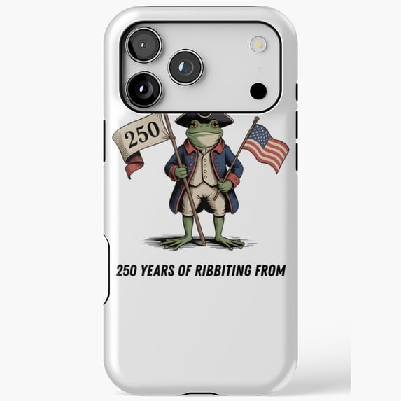 250 Years Frog Ribbiting Patriotic USA Flag Phone Case for iPhone 11 to ...