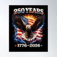 250 Years Of America Celebration Wall Art Unframed Paper Print ...