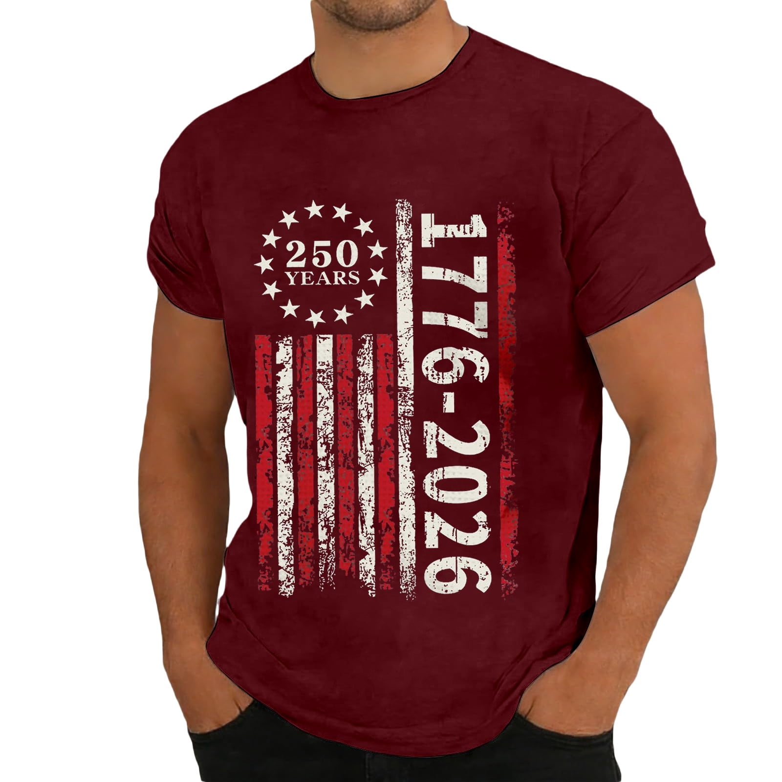 250 Years Of Freedom Shirt for Men Button Down V Neck Lightweight ...