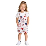 250 Years Of Freedom Short Overalls for Kid Anniversary Flag Print ...