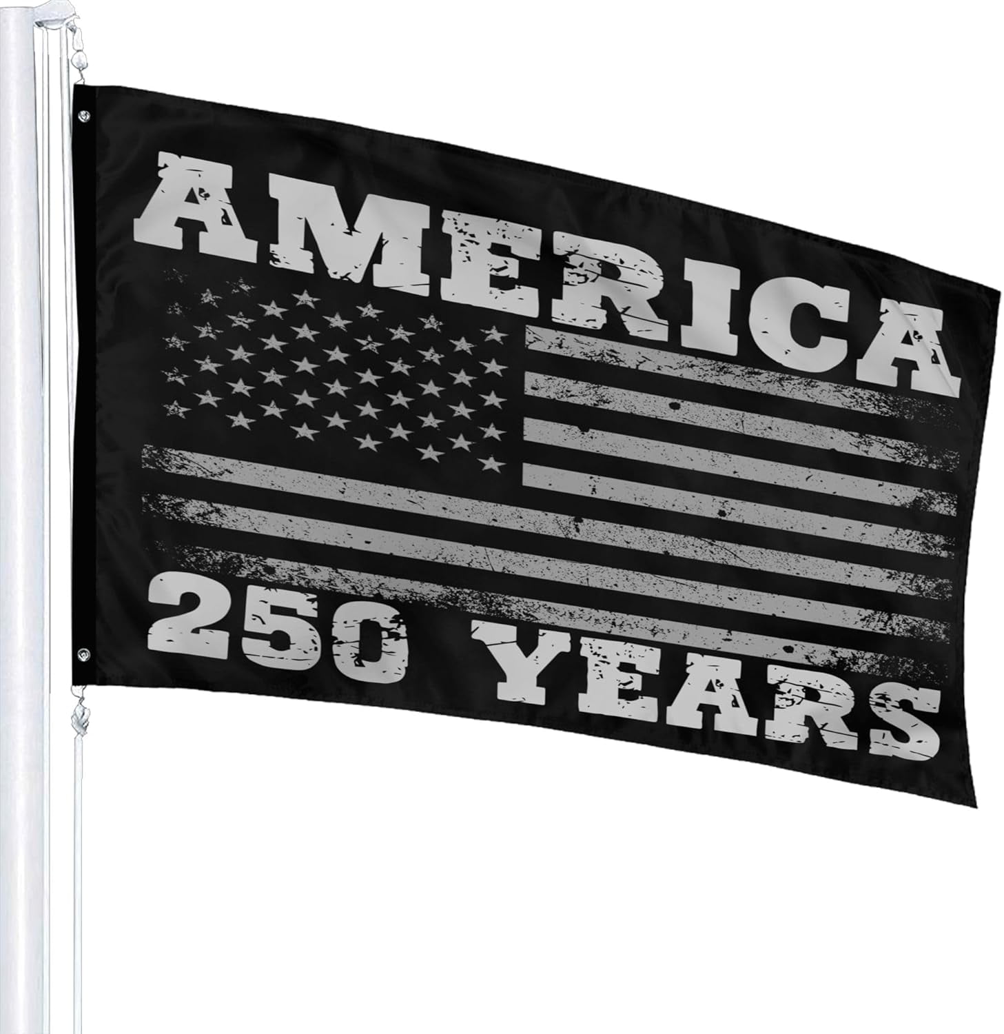 250 Years Of Usa America 250th Birthday Anniversary Vintage Flag 1776 ...