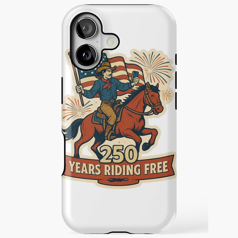 250 Years Riding Free American Heritage Tribute iPhone Case 17 16 15 14 ...