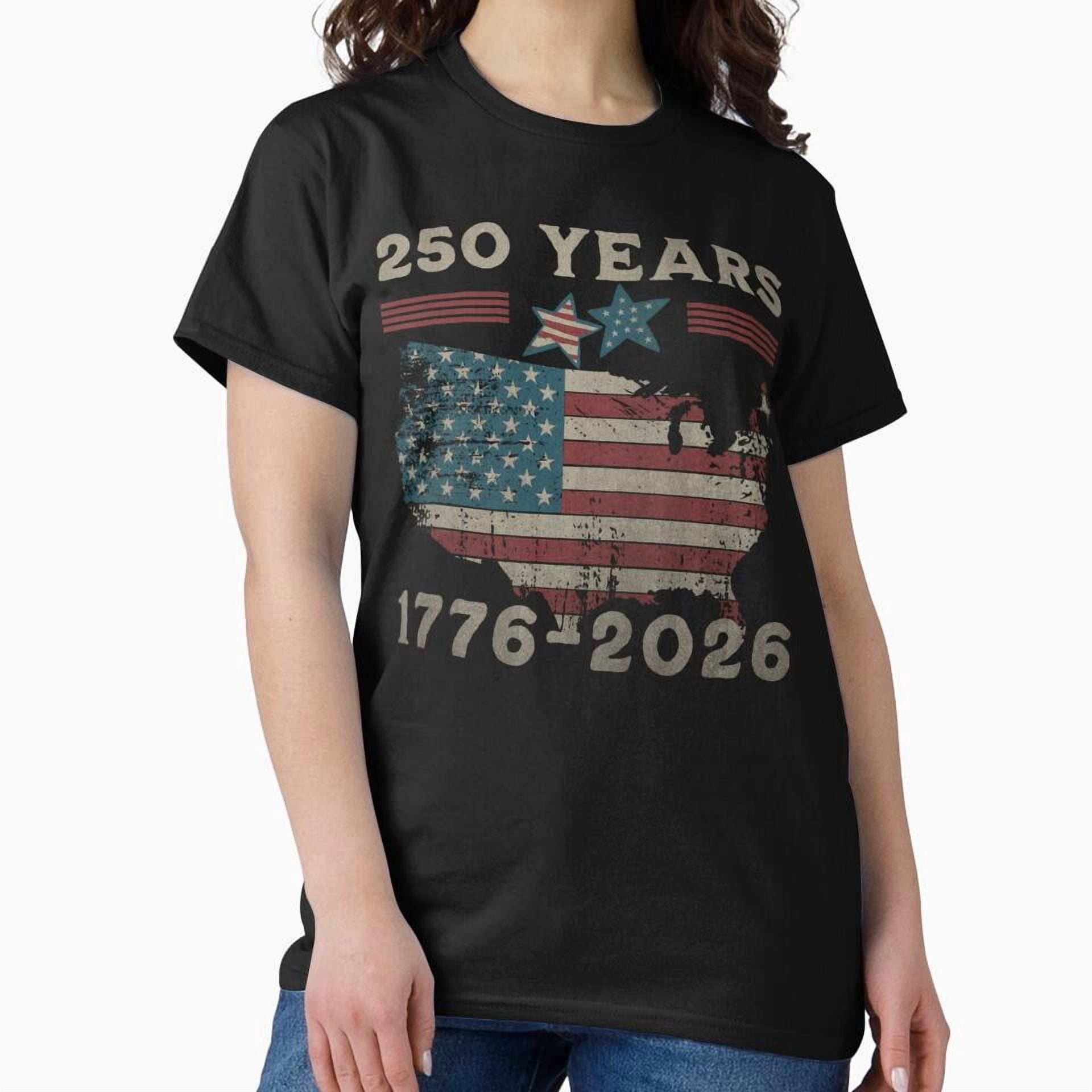 250 Years Semiquincentennial Independence America T-Shirt - Walmart.com