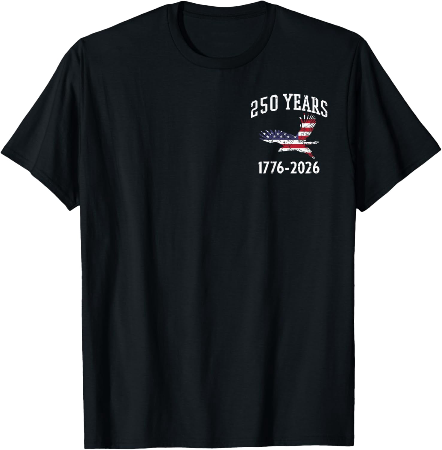 250 Years US Flag American 250th Anniversary Men Women Kids T-Shirt ...