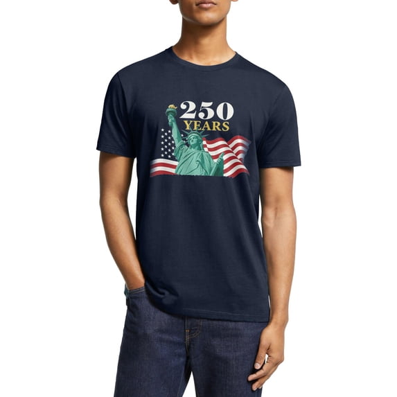 250 Years United States Anniversary Men T Shirts, Vintage USA Flag ...