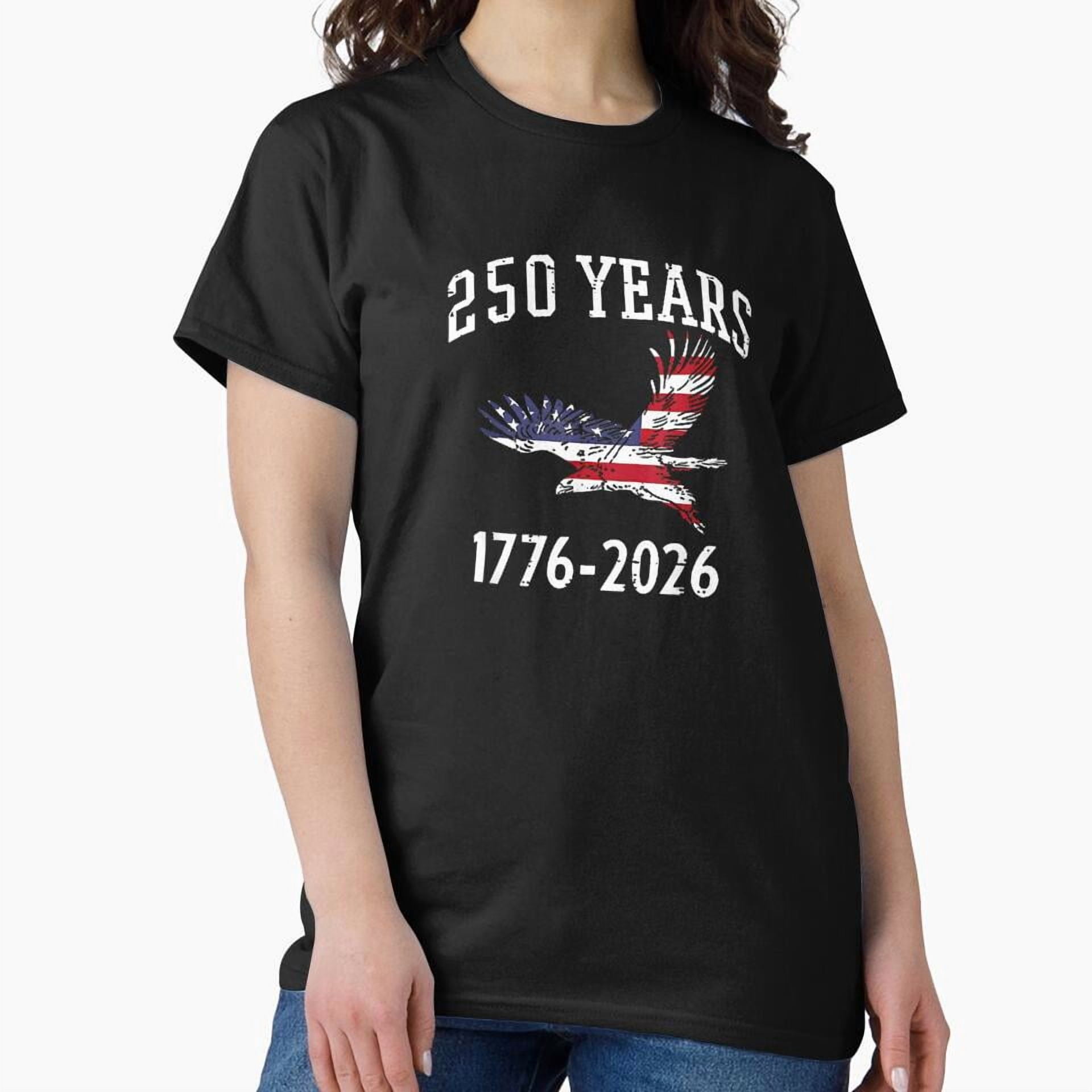 250 Years Us Flag American 250Th Men Women T-Shirt - Walmart.com