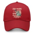 250 Years, We The People,Lady Liberty with American Flag Background ...