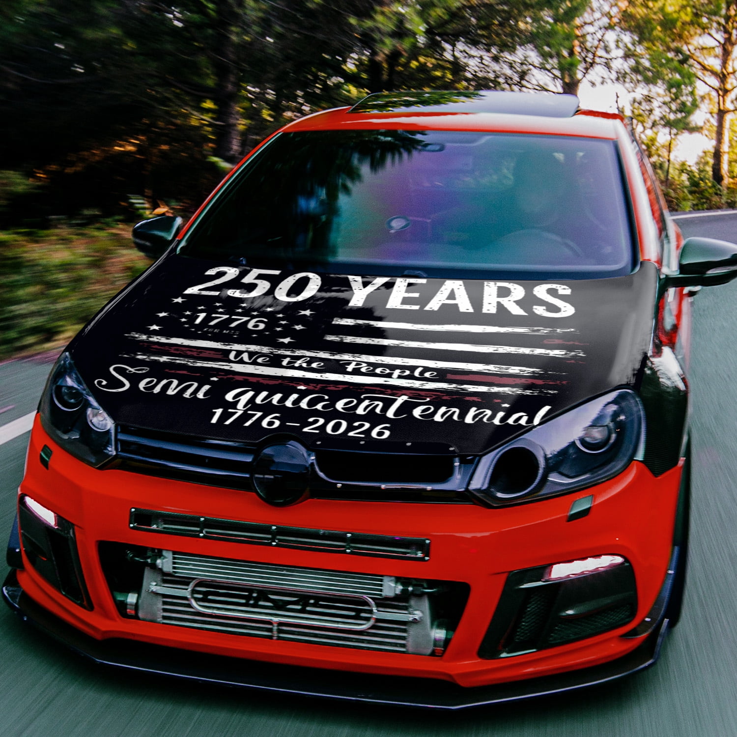250 Years We the People Semiquincentennial 1776-2026 Car Hood Decal ...