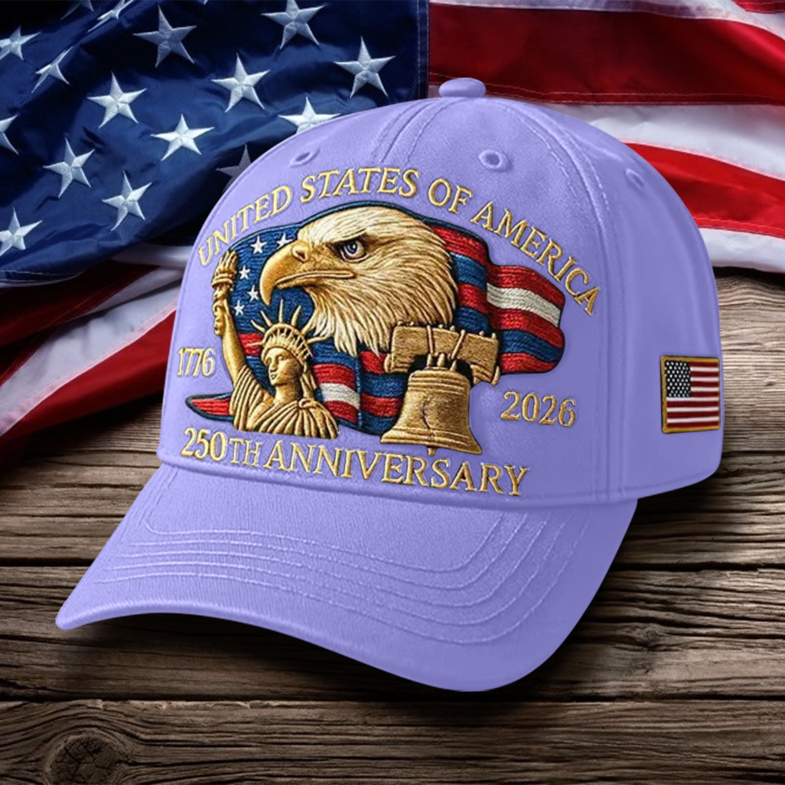 250 Years of America Commemorative Hat Patriotic Baseball Cap ...