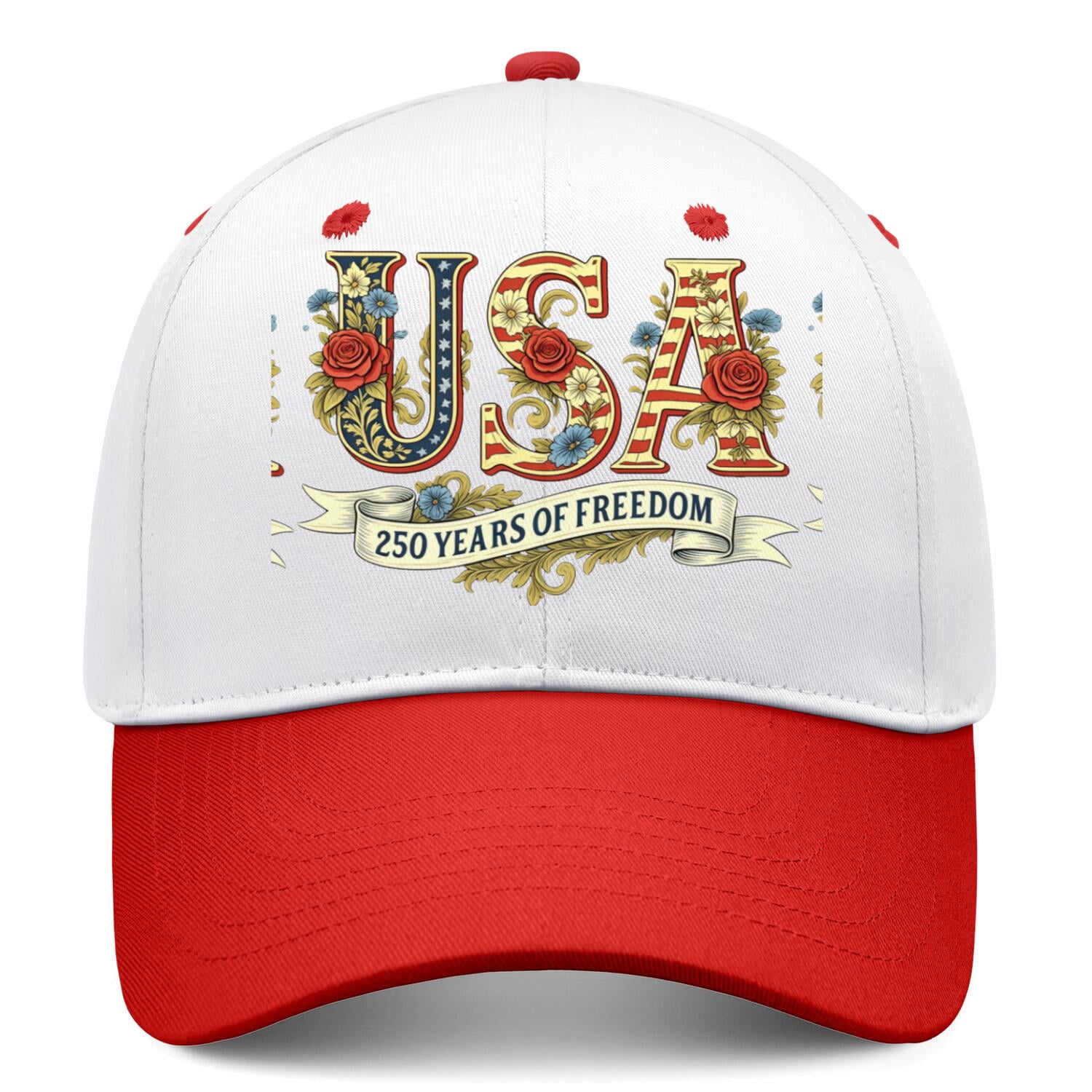 250 Years of Freedom 1776-2026 America Patriotic Snapback Hat ...