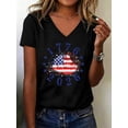 250 Years of Freedom American Flag 250th Independence Day V Neck T ...