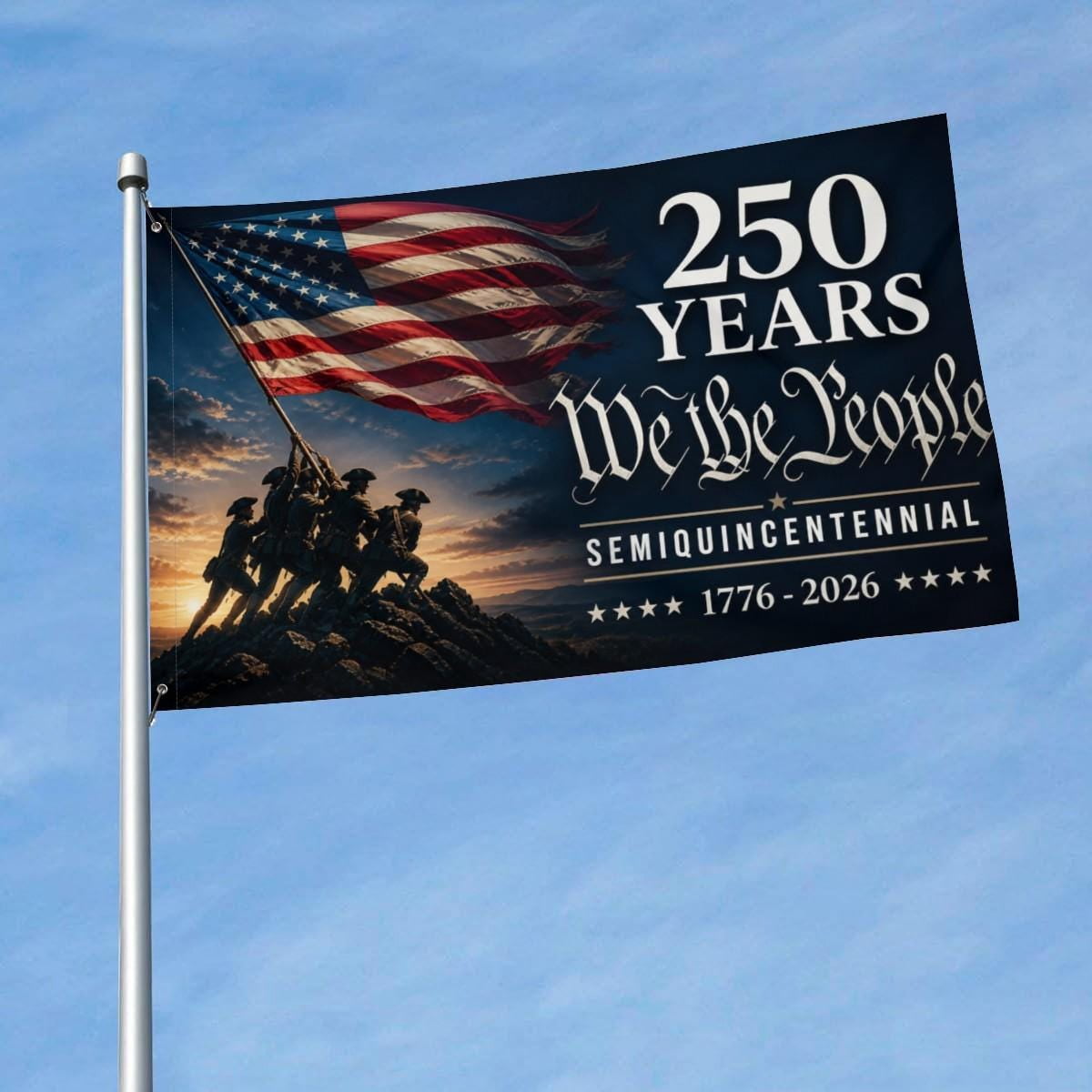 250 Years of Freedom Flag, 1776-2026 Eagle Betsy Ross Flag, 4th July ...