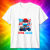 250 Years of Freedom Monster Truck Popsicle 4th of July T-shirt, for ...