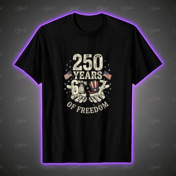250 Years of Freedom USA Patriotic T-Shirt, for men & women, S-5XL ...