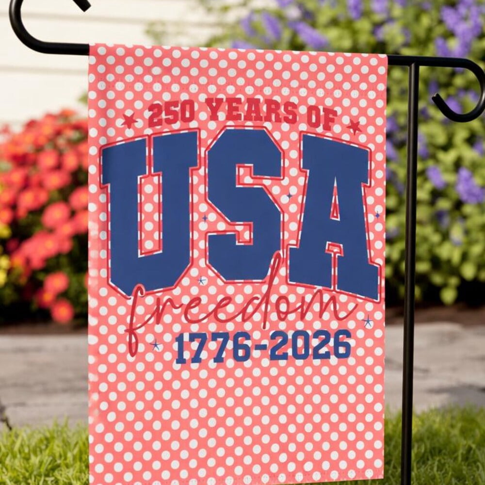 250 Years of Independence Flag Patriotic USA Decor 28x40 POLE NOT ...