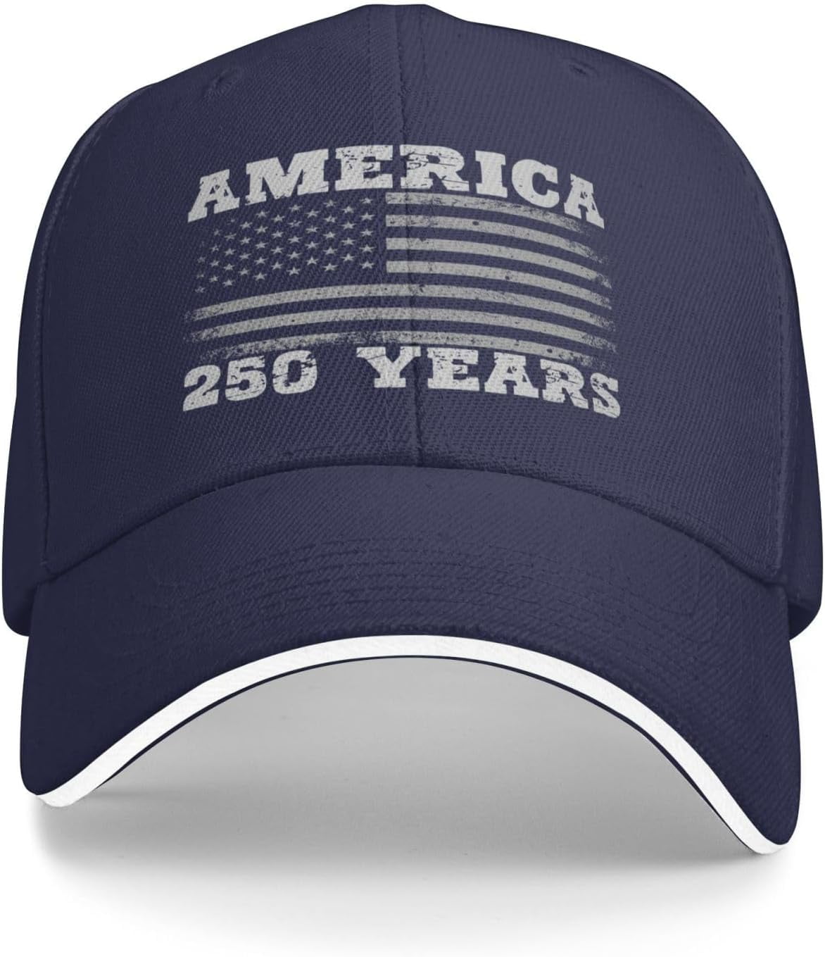 250 Years of USA Cap 250th Birthday Anniversary Vintage Flag 1776 2026 ...