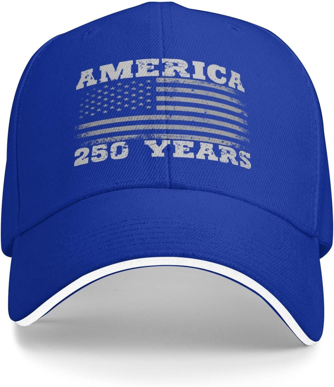 250 Years of USA Cap 250th Birthday Anniversary Vintage Flag 1776 2026 ...