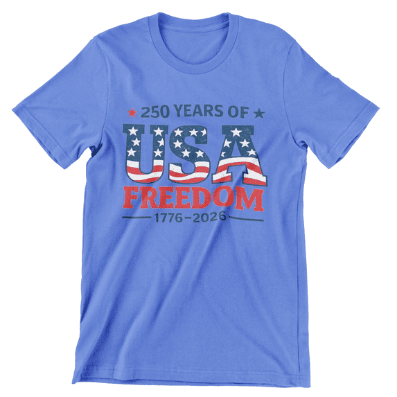 250 Years of USA Freedom Patriotic T-Shirt for Men & Women, Vintage ...