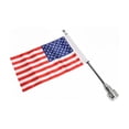 250 anniversary usa Motorcycle Flag Pole with American Flag 6.7'' x 10. ...