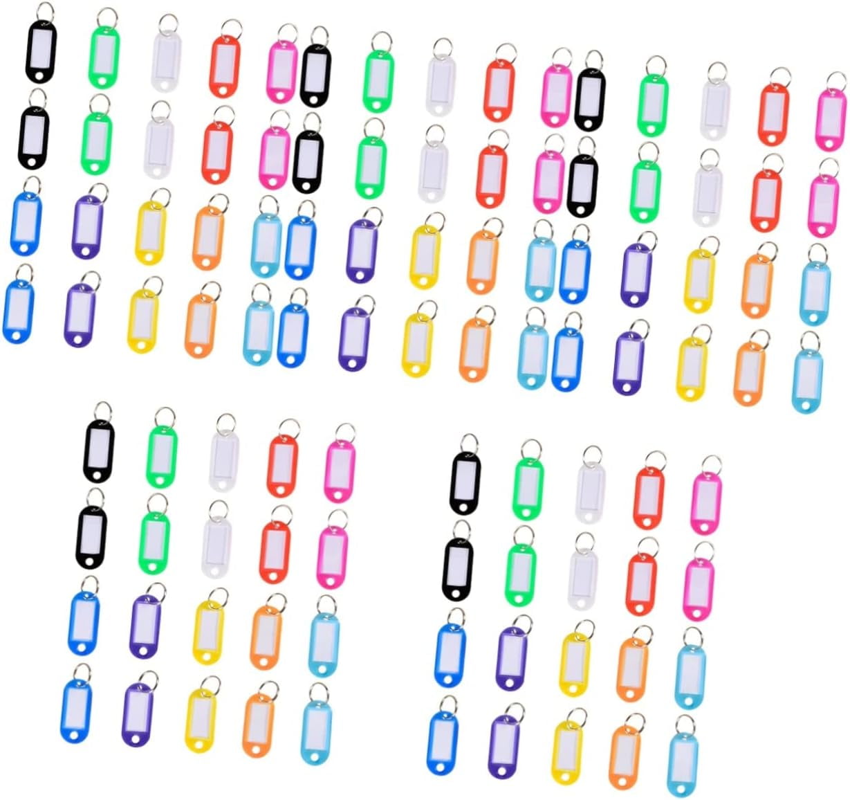 250 pcs and with Classification Plastic for Identifiers Ring Key ...