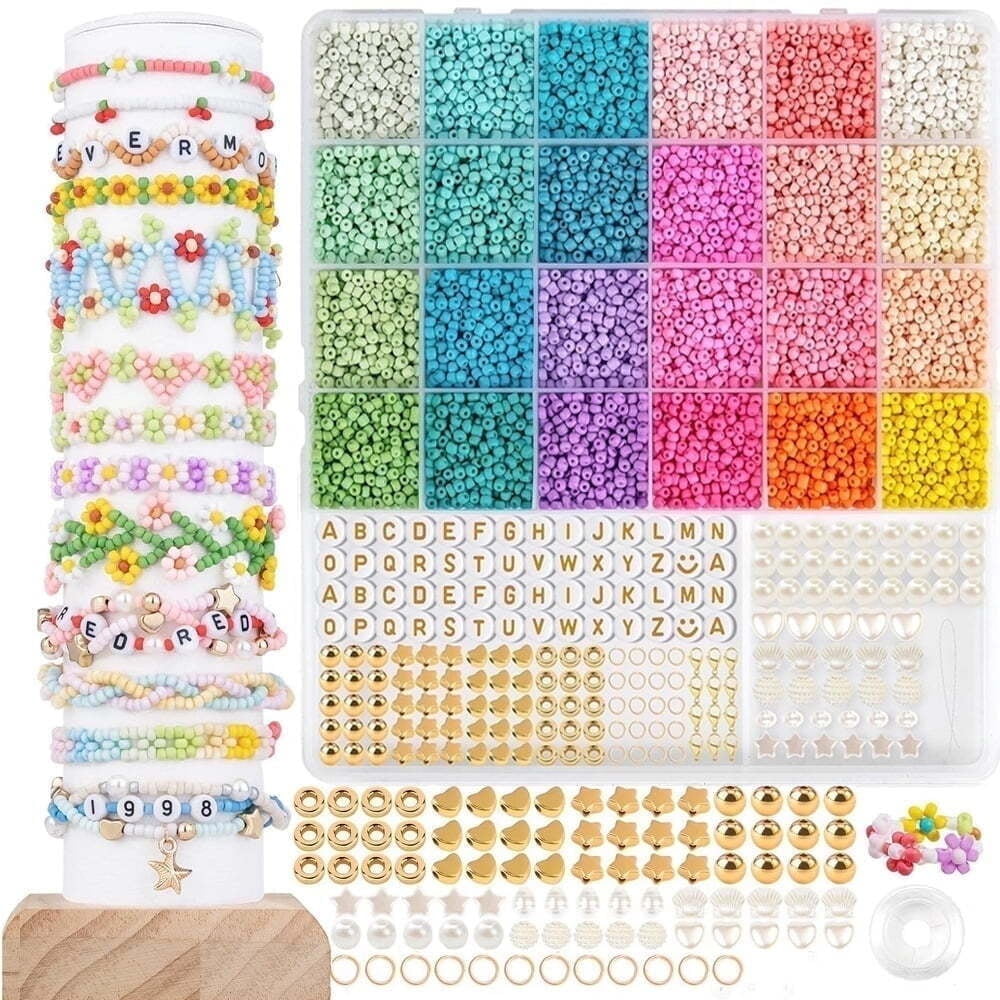 2500+ Rubber Band Bracelet Kit, Loom Bracelet Making Kit for Kids ...