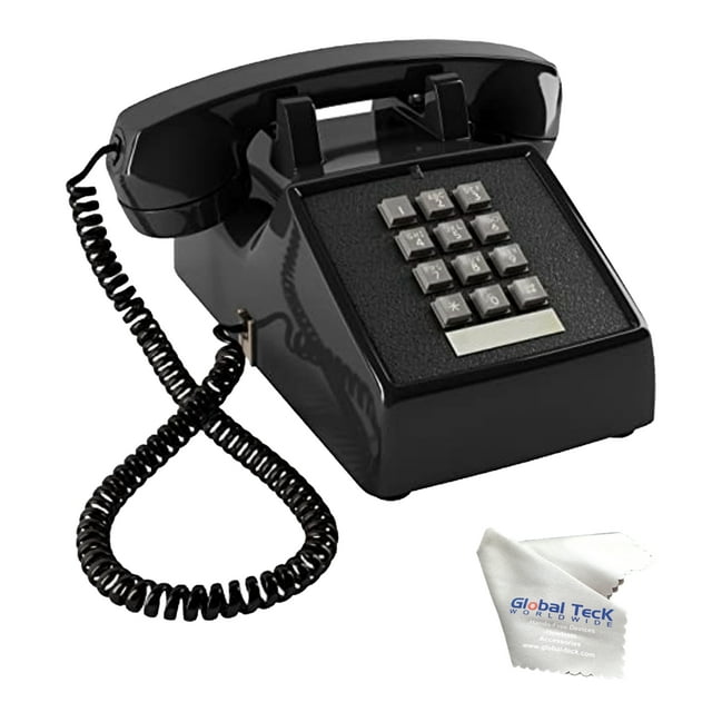 Free Shipping! 2500 VBA 20M (Black) Basic Desk Phone | Cortelco Analog ...