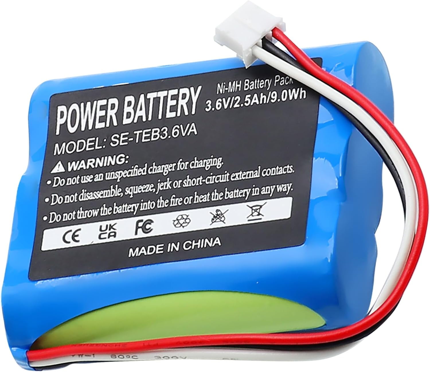 2500 mAh 3.6 V NI-MH Battery for Toniebox Tonie Box Speaker Speakers ...