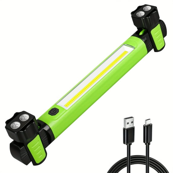 2500LM Bright LED Work Light Bar | 5200mAh Rechargeable Cordless ...