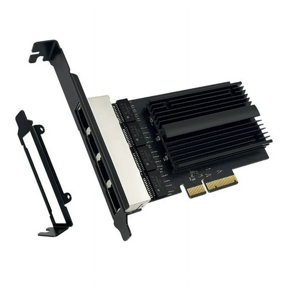 2500Mbps PCI-E to RJ45 Network Card I226-V Gigabit Ethernet Four Ports ...