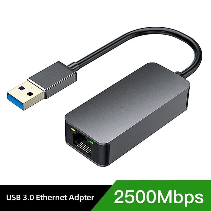 2500Mbps USB 3.0 Wired USB TypeC To Rj45 Lan Ethernet Adapter RTL8156 ...
