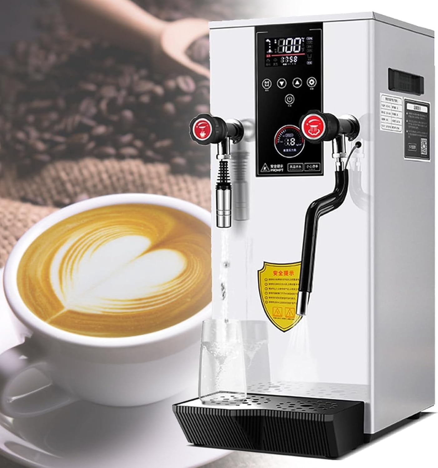 2500W Commercial Milk Frothing Machine Frother, for Coffee Shop, Drink ...
