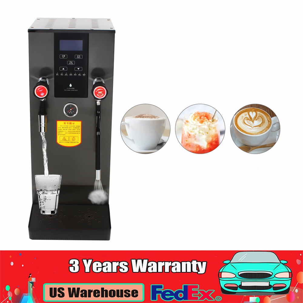 SENDERPICK 2500W Commercial Steam Water Boiling Machine Espresso Coffee ...