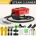 2500W Handheld High-Temp Steam Cleaner, 40.58oz Tank, 9 Gear Control ...