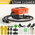 2500W Handheld Steam Cleaner - High-Temp/Pressure, 9-Speed, LCD, Handle ...