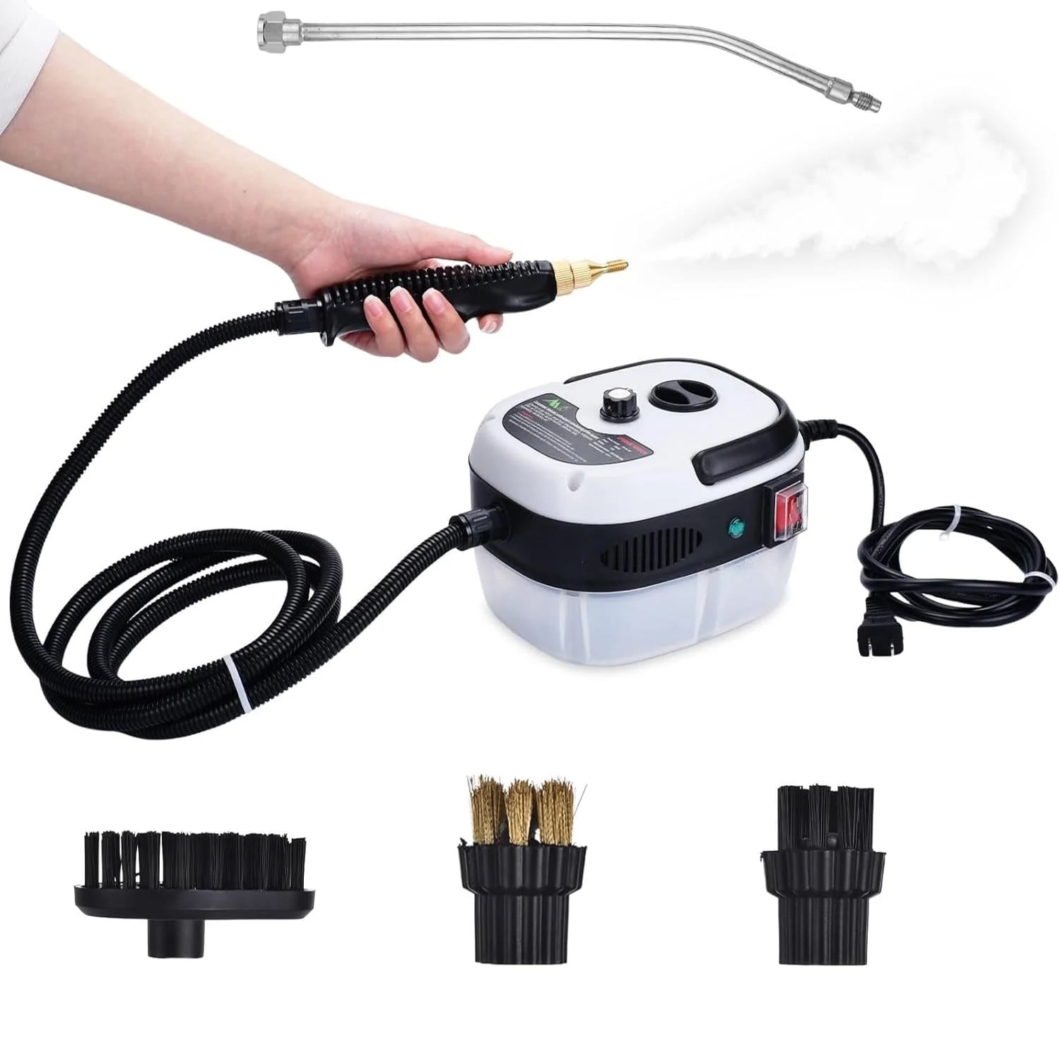 Rowsily 2500W Handheld Pressure Steam Cleaner, High Temp Steam Machine ...