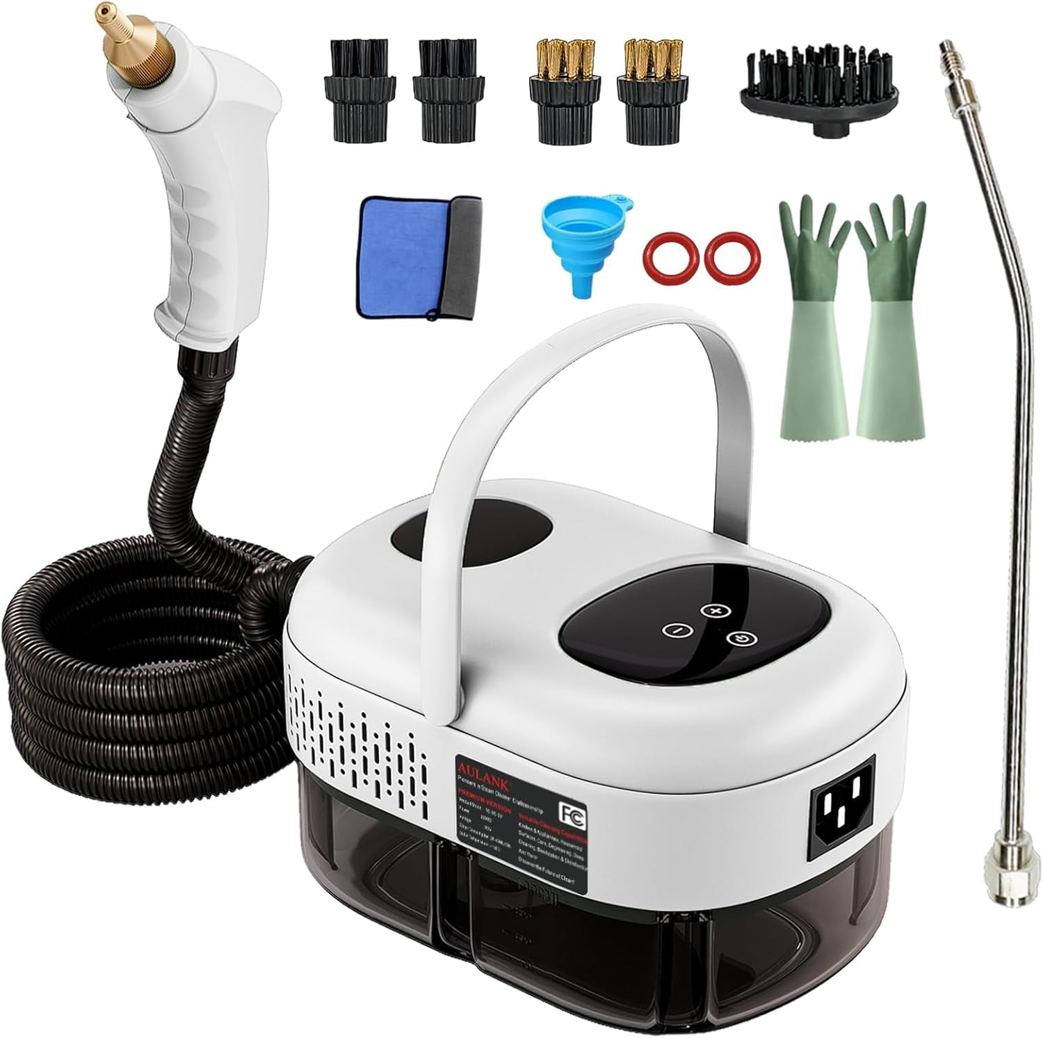 2500W Handheld Steam Cleaner, Portable Car Steamer for Auto Detailing ...