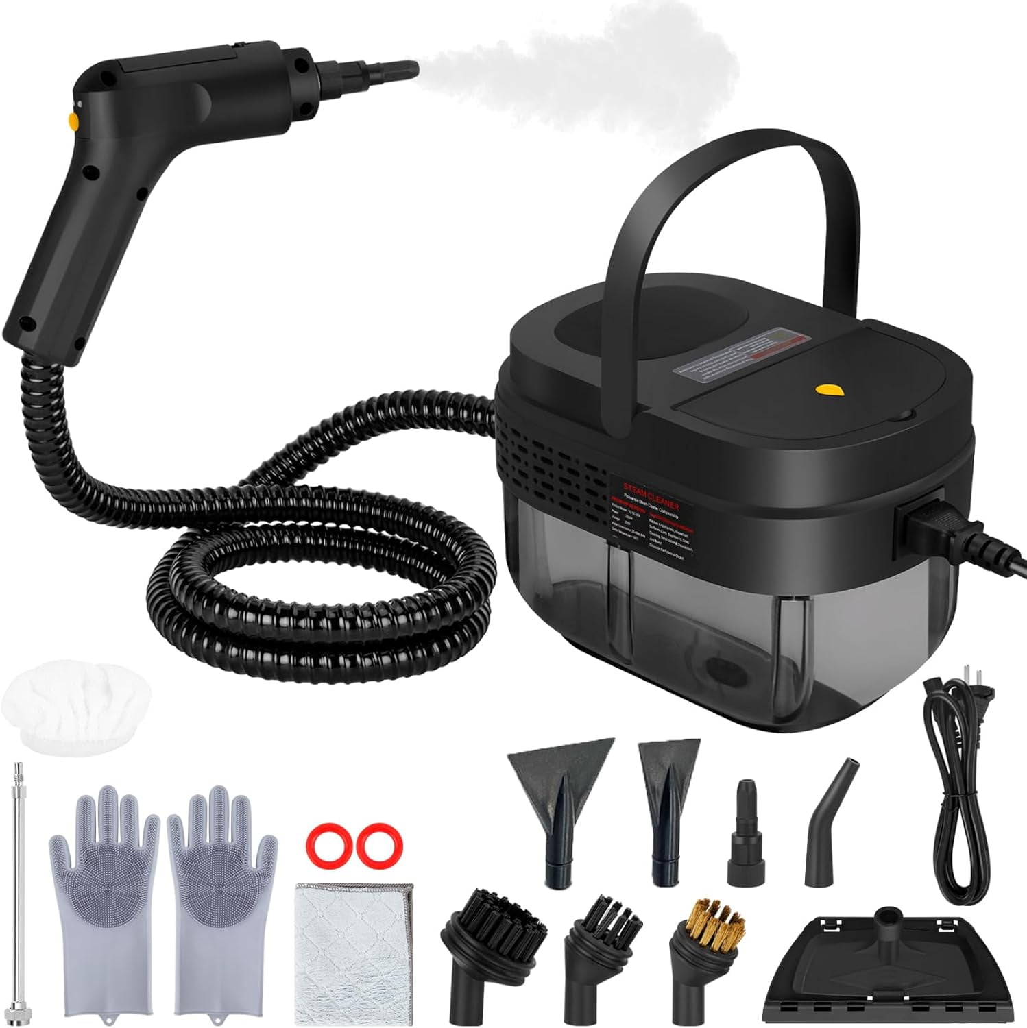 2500W High Pressure Handheld Steam Cleaner for Cleaning with 15S Heat ...