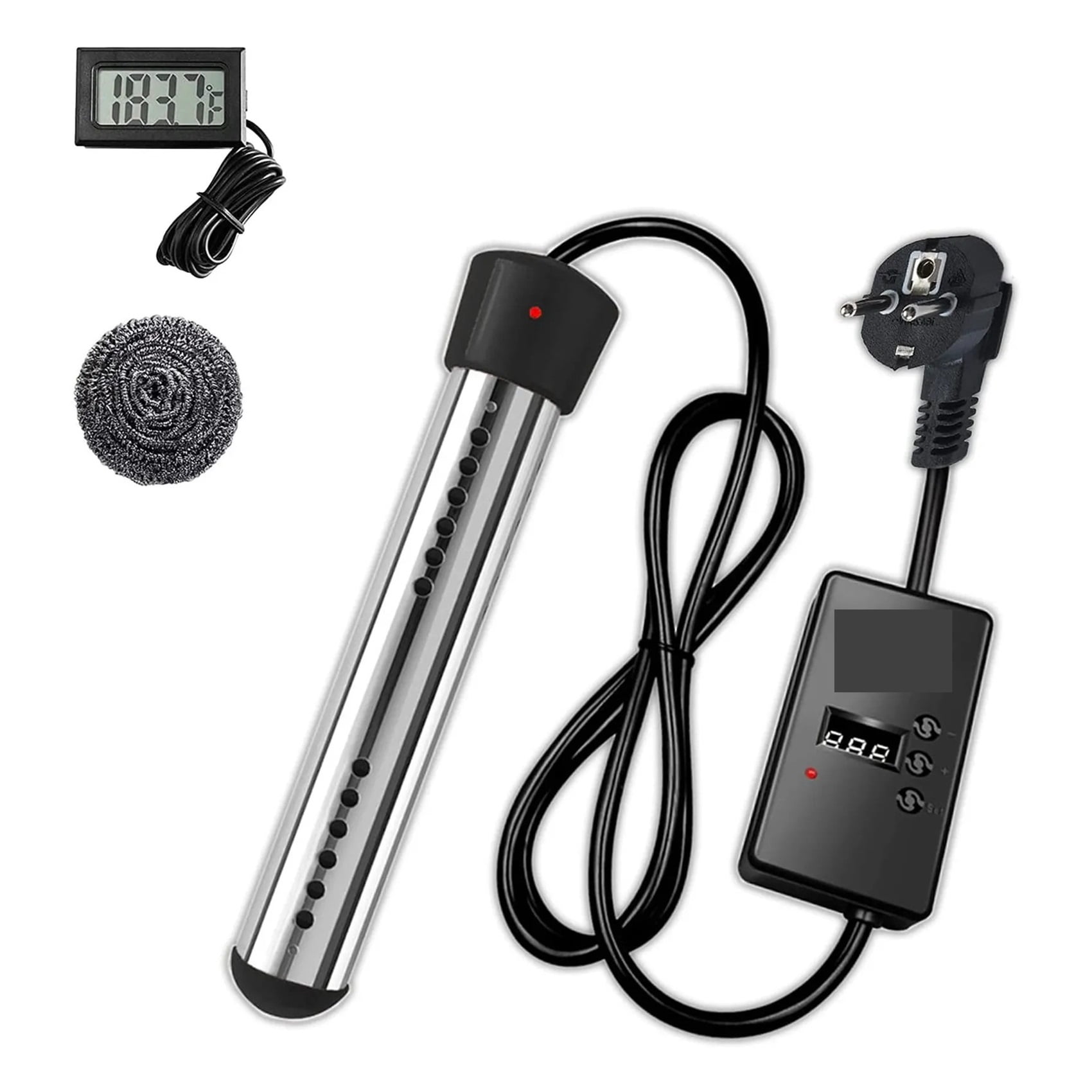 2500W Immersion Heater, Pool Heater Automatic Timer, Safe Pool Heating ...