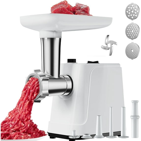 2500W Max Electric Meat Grinder & Sausage Stuffer - Heavy Duty Mincer ...