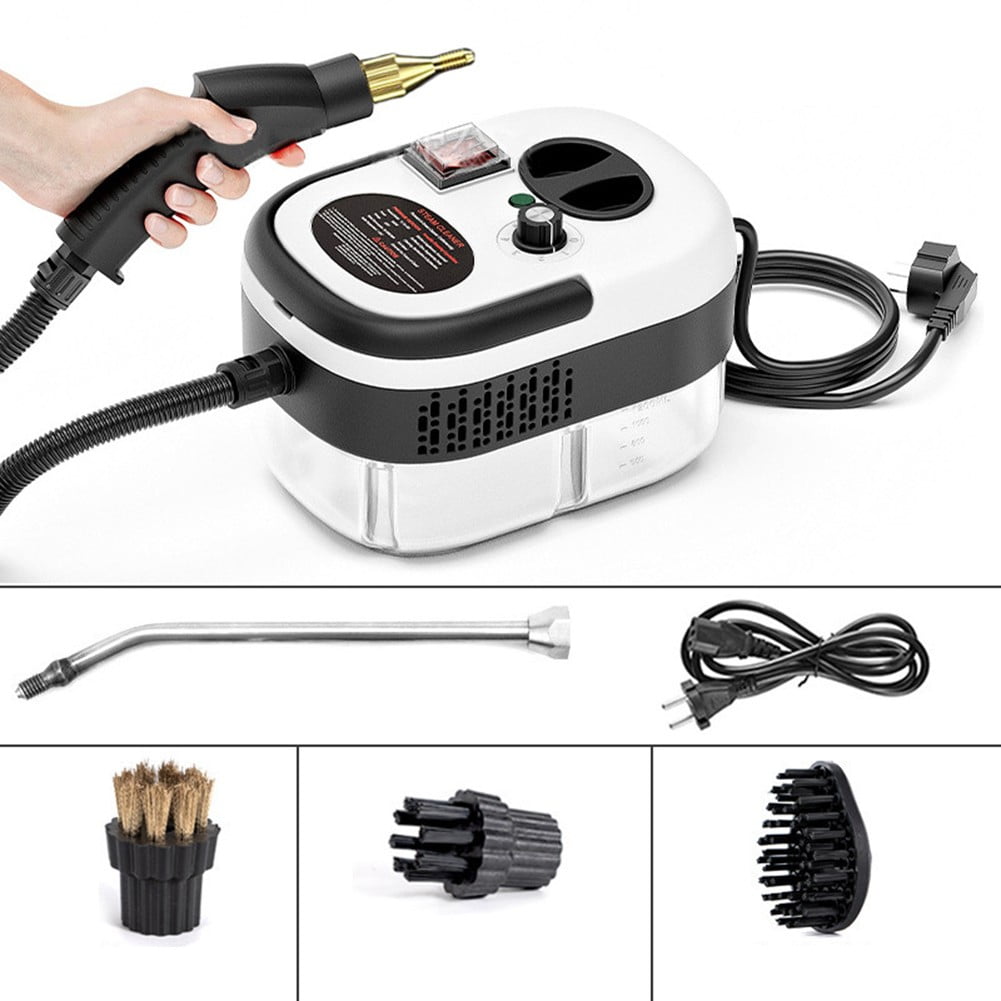 2500W Portable Handheld Steam Cleaner with 3 Brush Heads - High ...