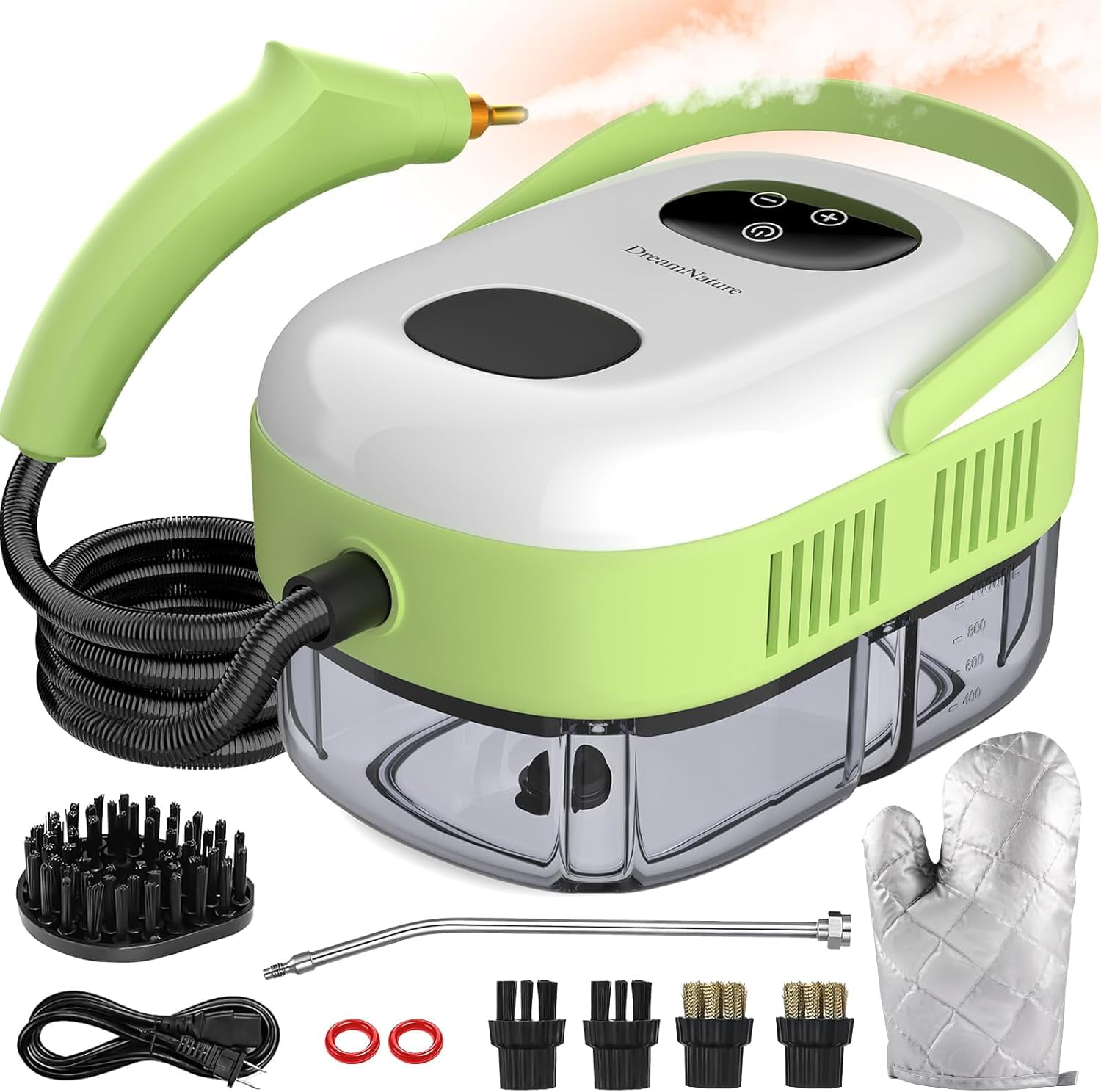 2500W Portable Handheld Steam Cleaner for Car, Large Capacity 10s Fast ...