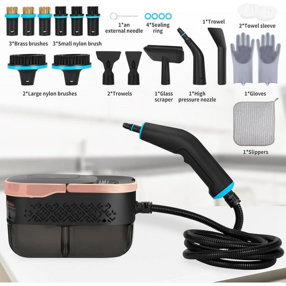 2500W Portable Handheld Steam Cleaner, High Temperature Pressurized ...