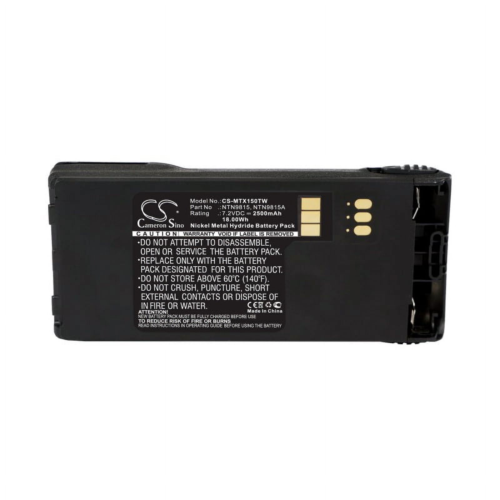 2500mAh NTN9858C Replacement Battery for MotorolaXTS1500 XTS2500 PR1500 ...