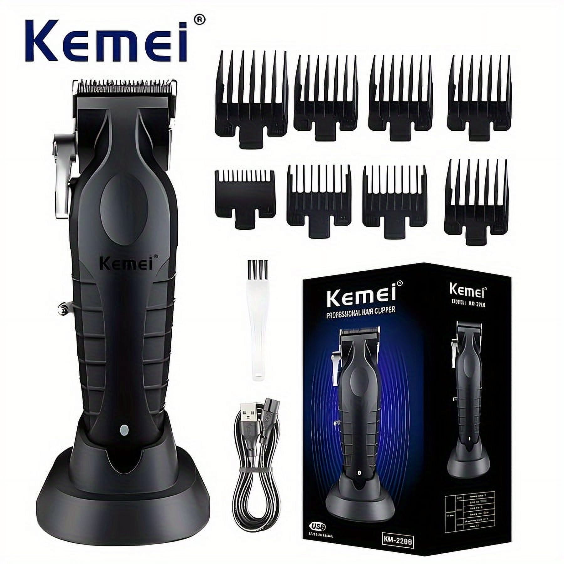 2500mAh lithium battery adjustable trimmer Kemei Km-2296 USB rechargeable cordless electric body ...